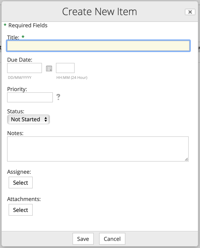 Data Lists - Project Fusion